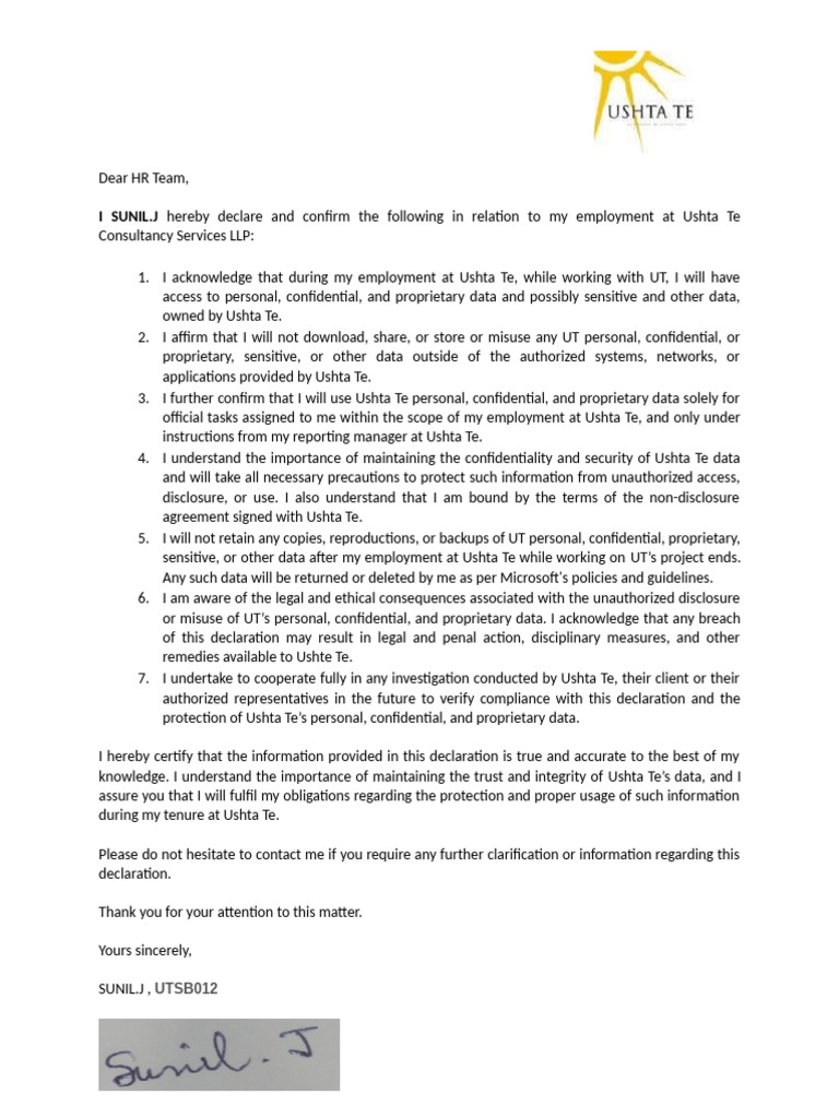 Data Declaration Pdf 