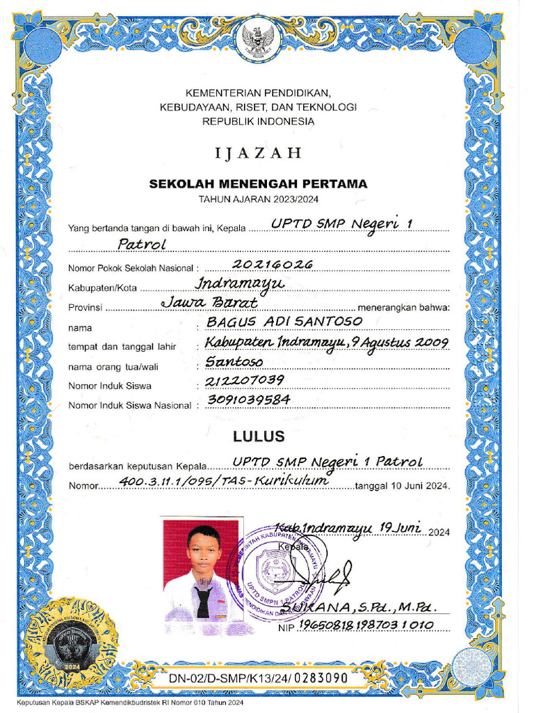 Bagus Adi Santoso - 0283090 | PDF