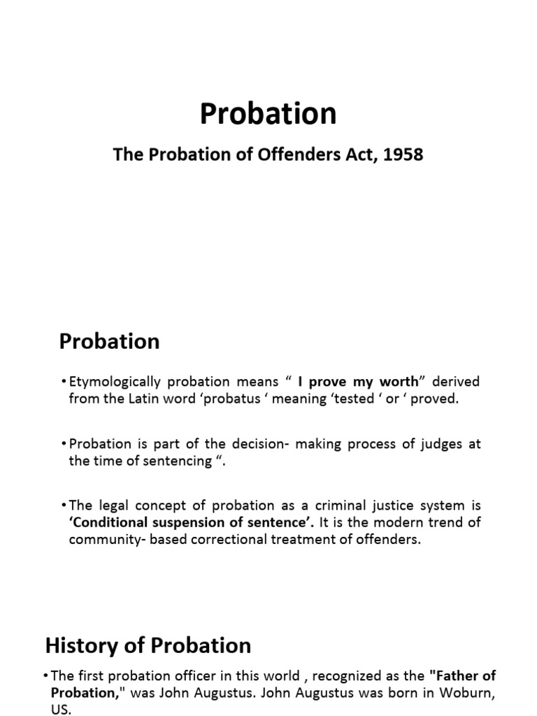 Probation | PDF