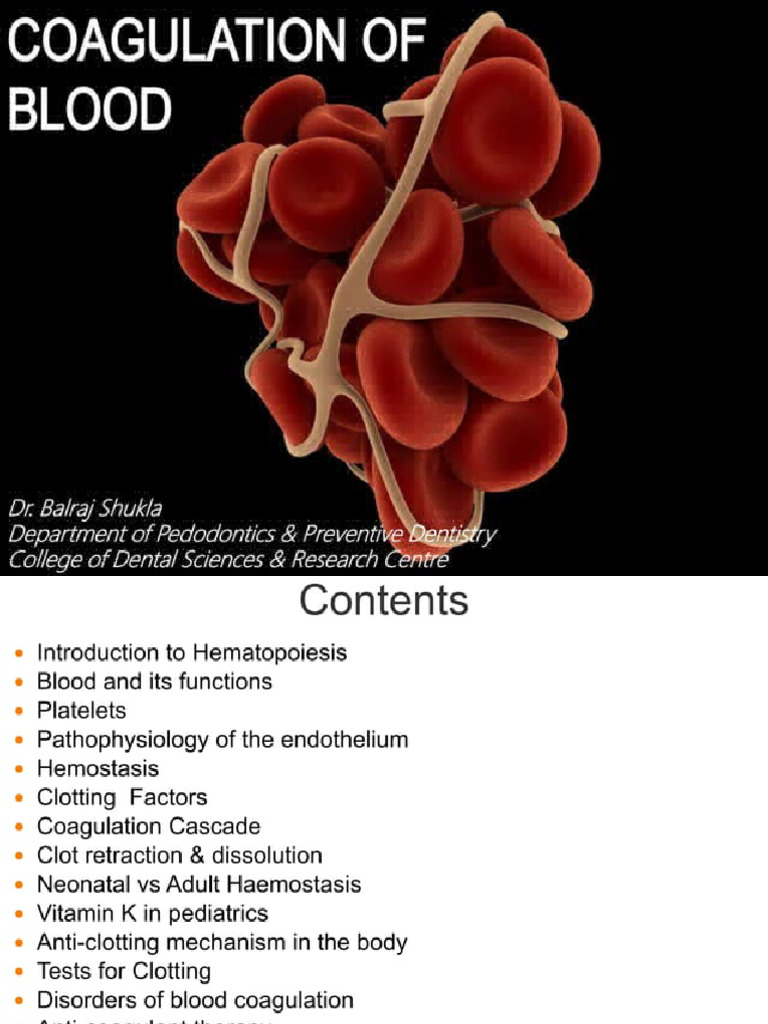 Blood Coagulation | PDF