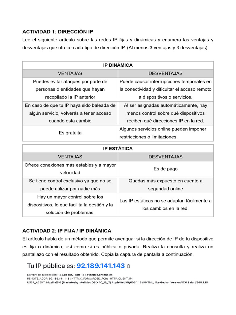 Tarea IP | PDF