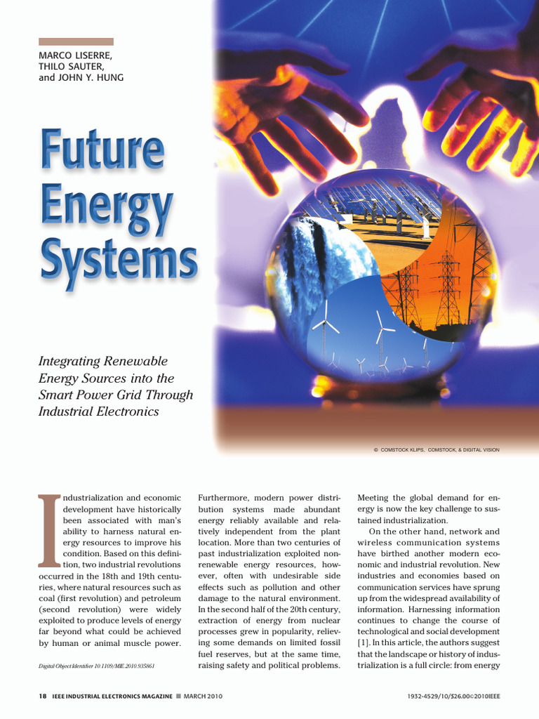 Future Energy Systems Integrating Renewable Energy Sources Into The ...