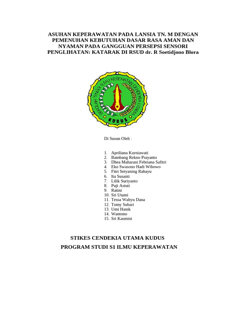 Tugas Kelompok Gerontik | PDF