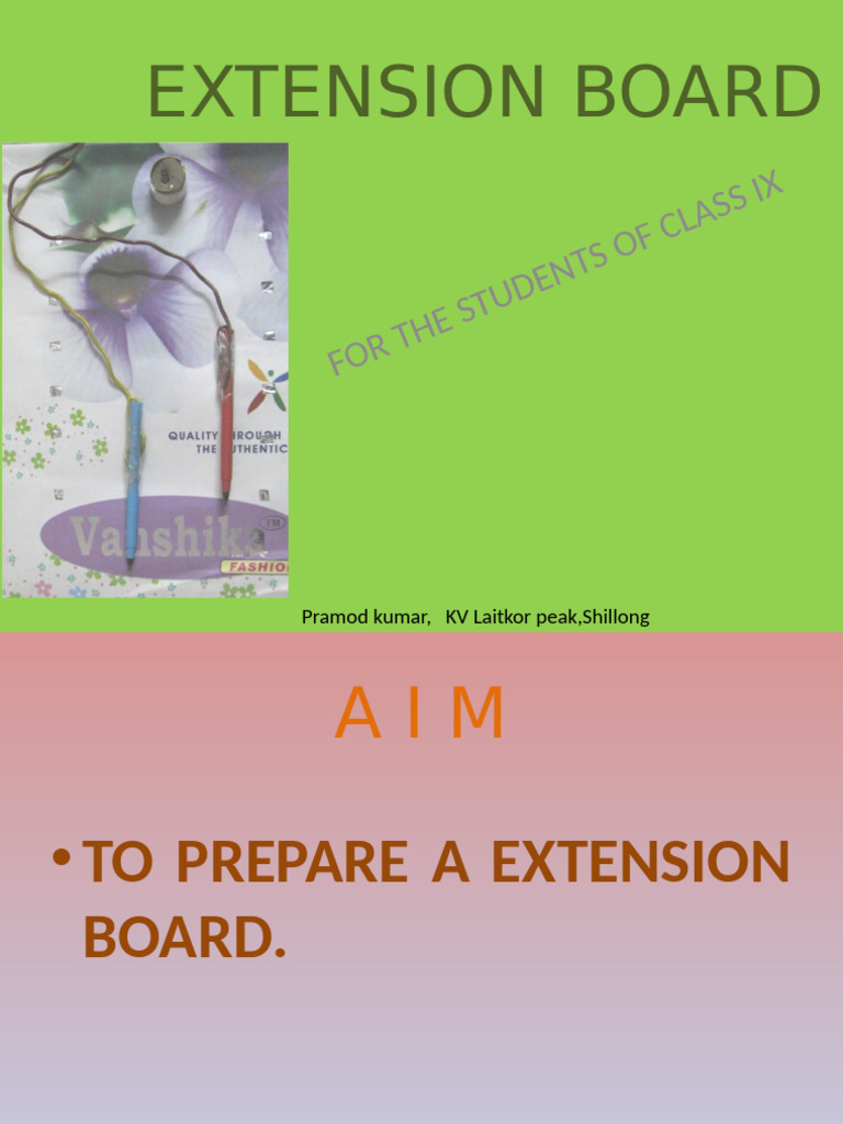 Extension Board | PDF