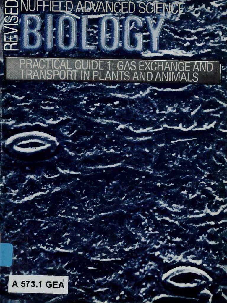 10070-Biology Practical Guide 1 Gas Exchange and Transport in Plants ...