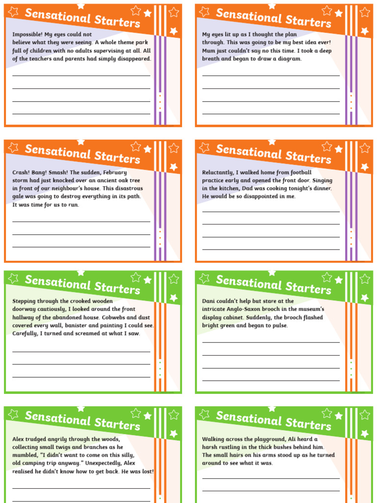 T e 1634552549 ks2 Sensational Starters Exciting Start Paragraph Cards ...
