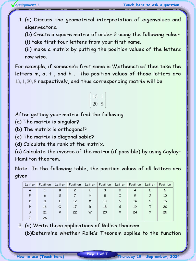 Assignment Solutions | PDF