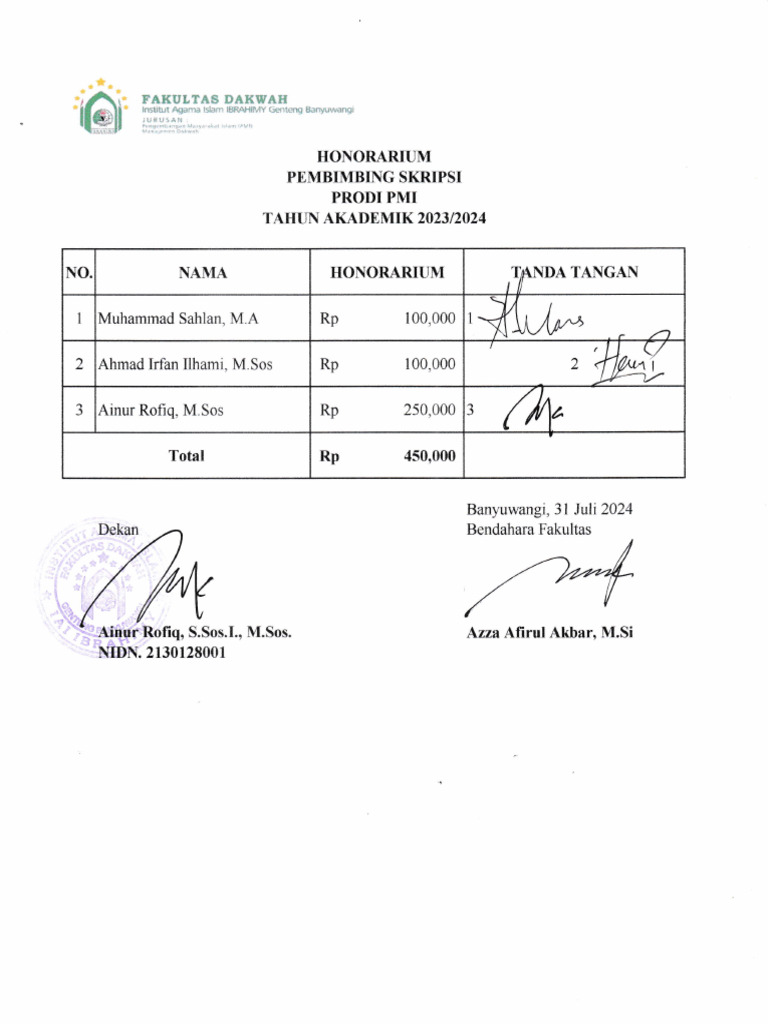 TTD LPJ SKRIPSI TAHAP 4 | PDF