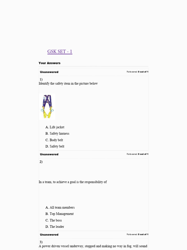 Gp Online Question Paper 1 To 10 1 Pdf Valve Pump