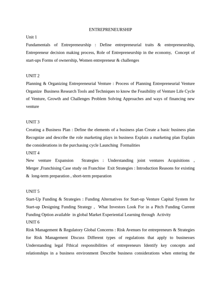 Entrepreneurship | PDF