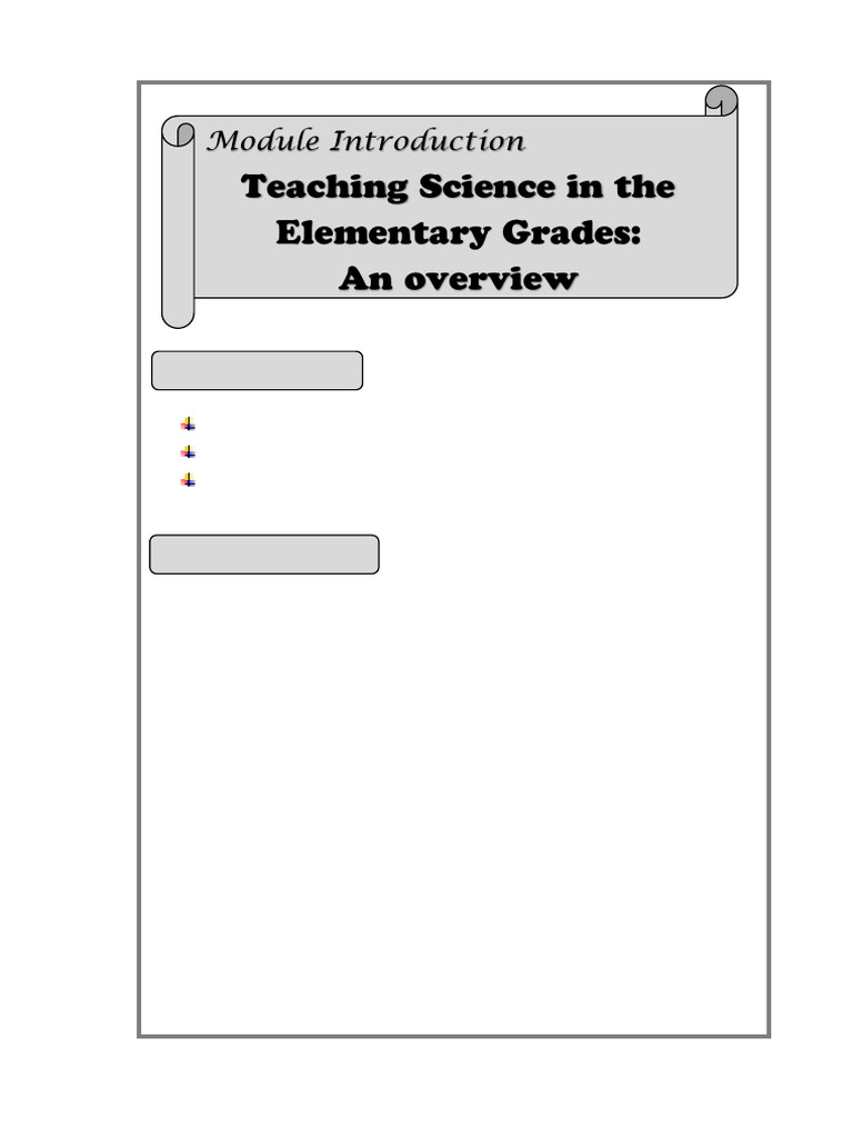Sci 101 Module 1 Lesson 1 Pdf