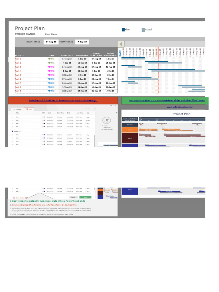 Excel Project Plan Template | PDF