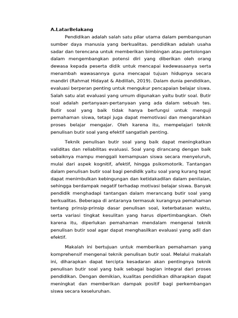Evaluasi 2 | PDF