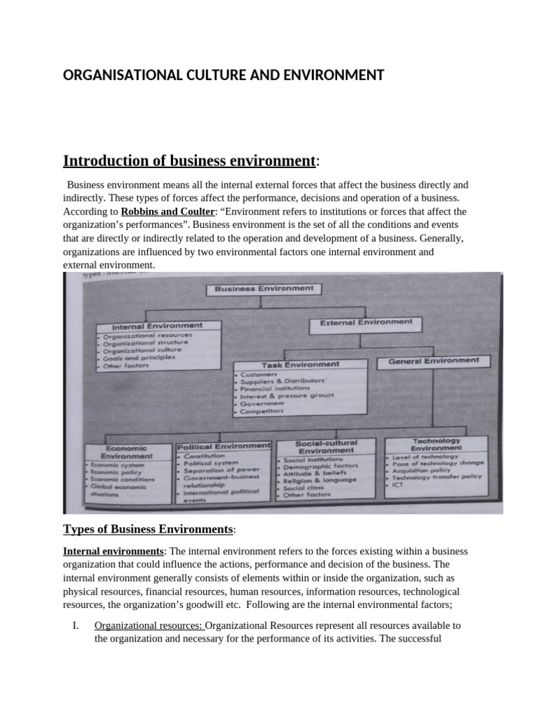 Environmental Context of Management | PDF | Corporate Social ...
