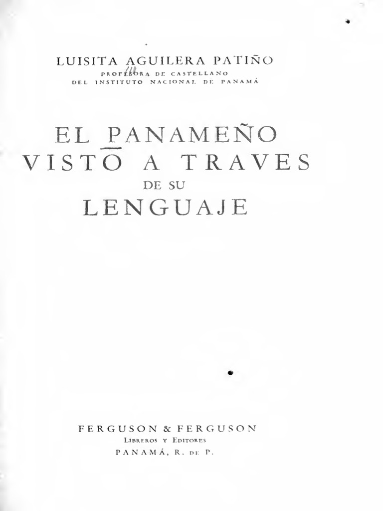 El Panameno Visto1 | PDF