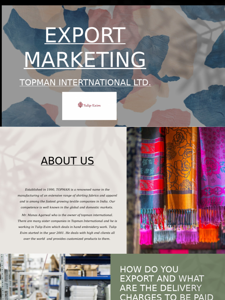 Export Marketing | PDF