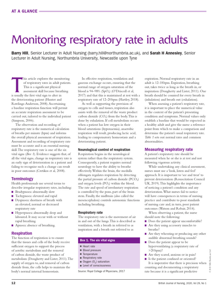 10.12968@bjon.2020.29.1.12 | PDF