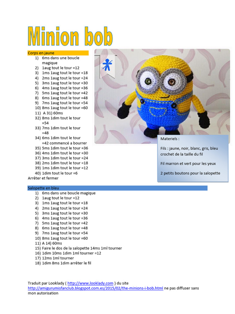 Minion Bob | PDF