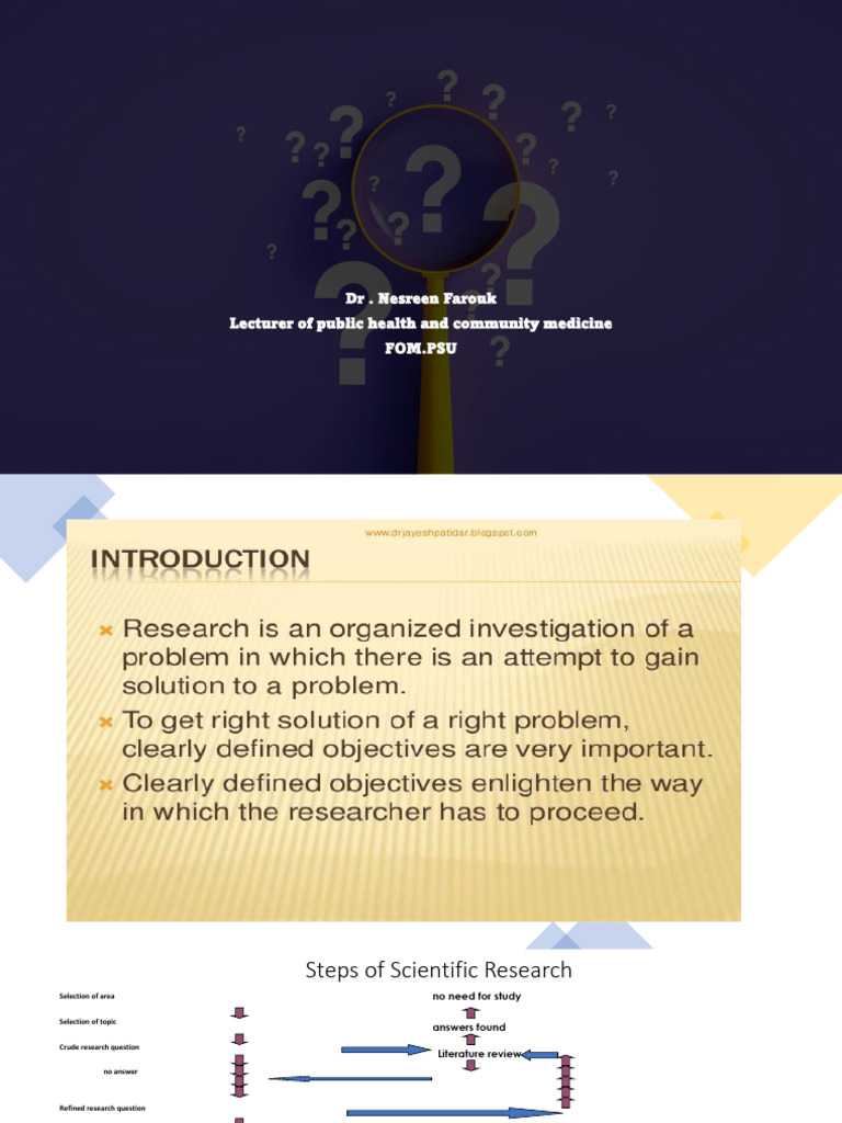 Research Objectives, Questions, And Hypothesis | PDF