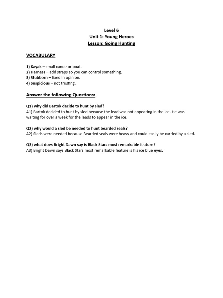 UNIT1, Lesson 2 | PDF