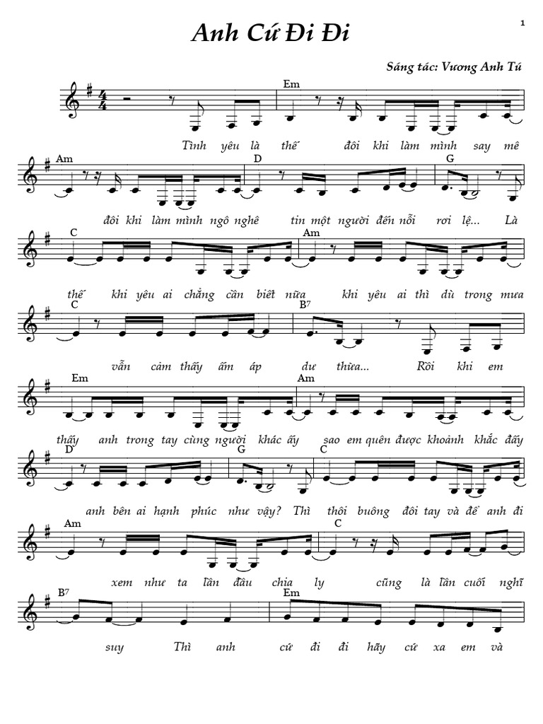 Anh Cu Di Di - Hop Am | PDF