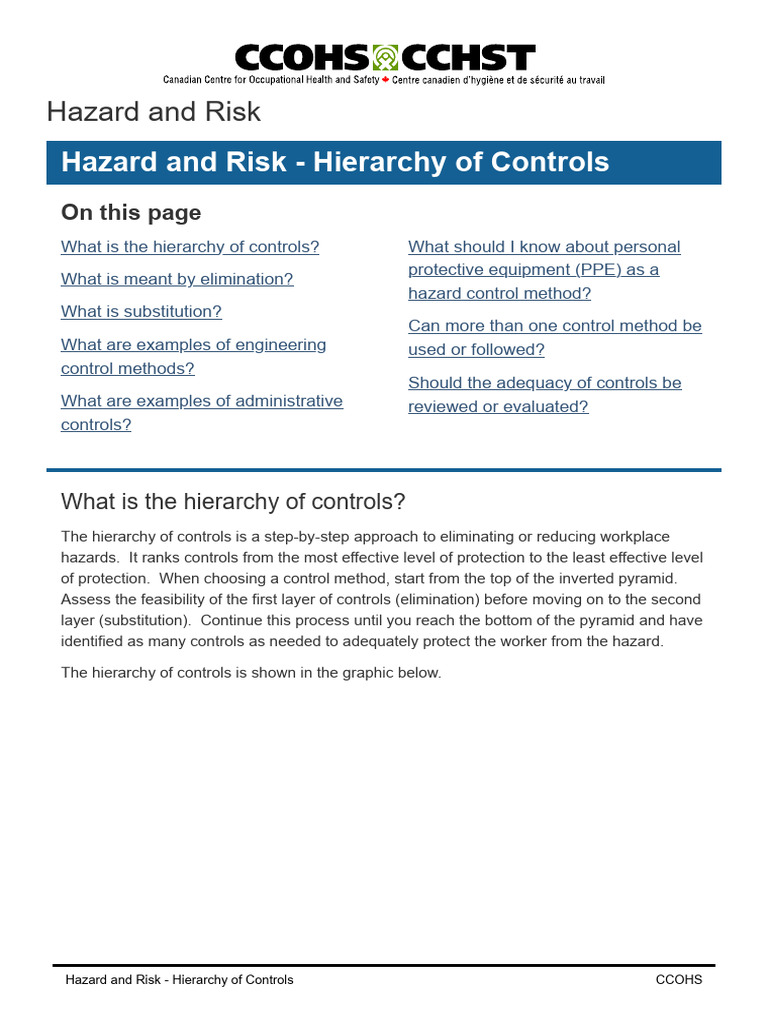 Hierarchy Controls | PDF