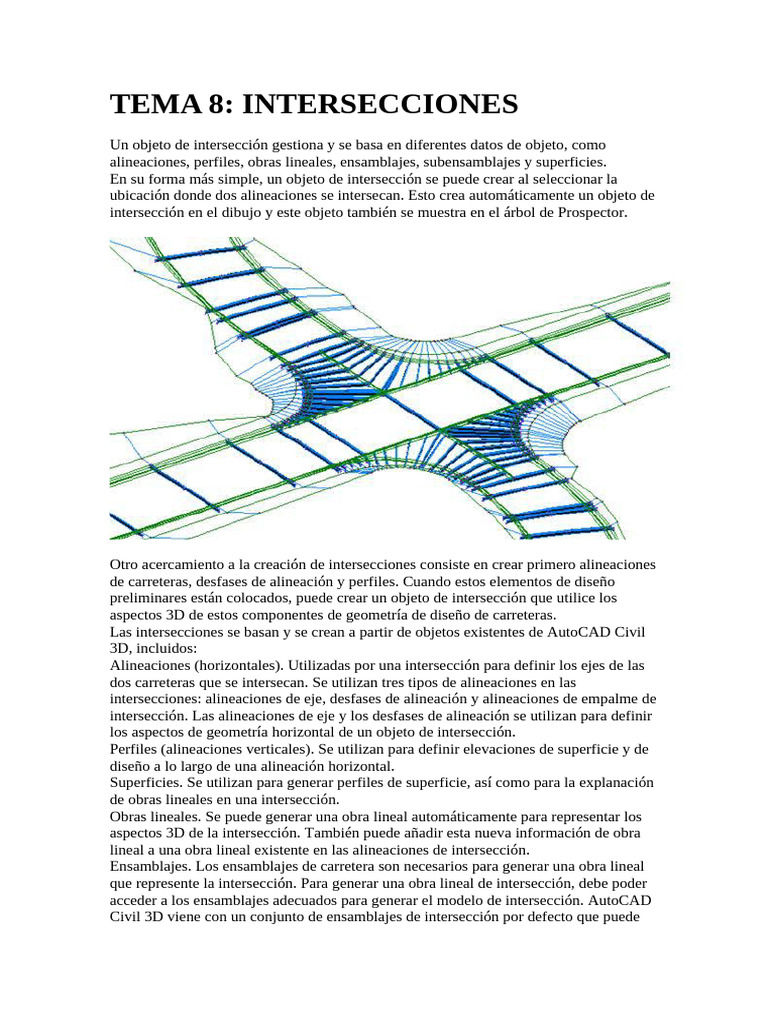 Tema 8 Intersecciones y Glorietas | PDF