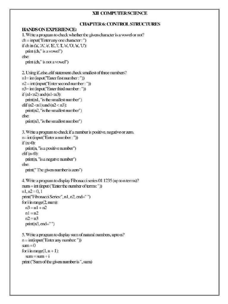 XII CS THEORY PROGRAM | PDF