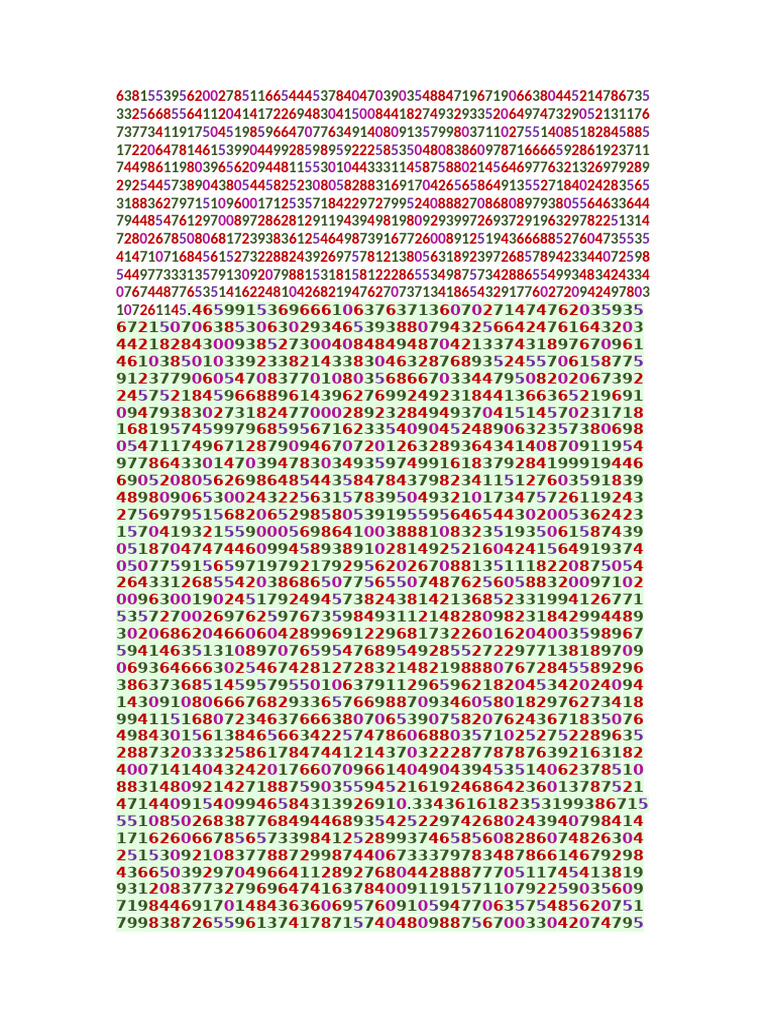 All Coloured Observation | PDF