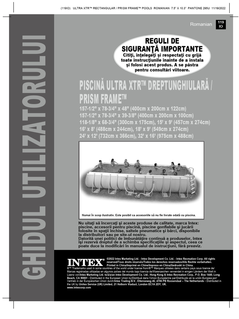 Piscină Intex | PDF