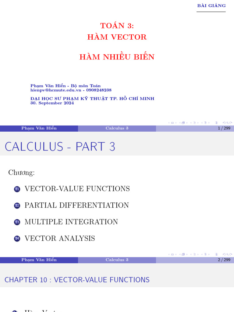 Calculus 3 | PDF
