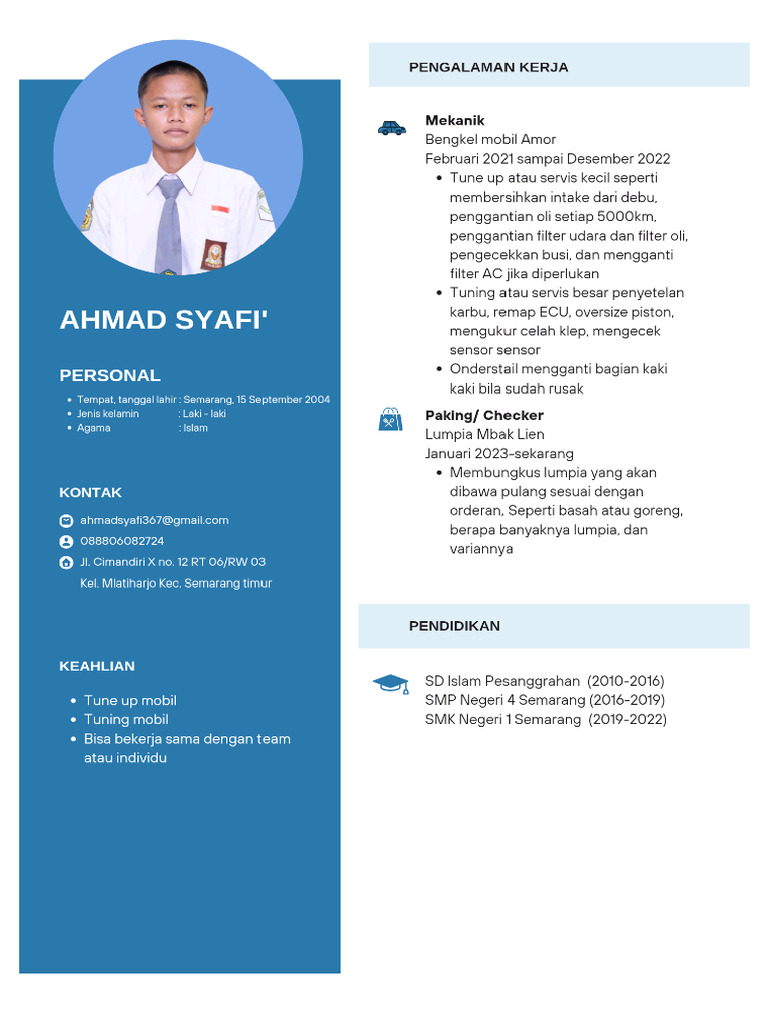 CV Ahmad | PDF