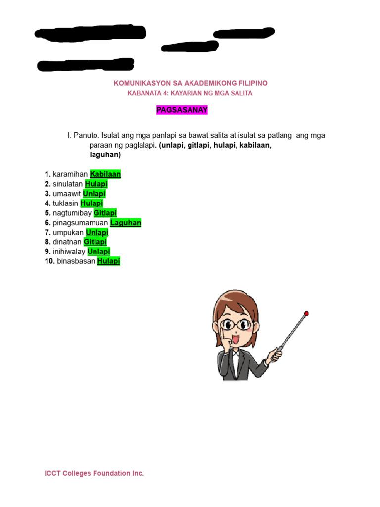 Komunikasyon Sa Akademikong Filipino 2 | PDF