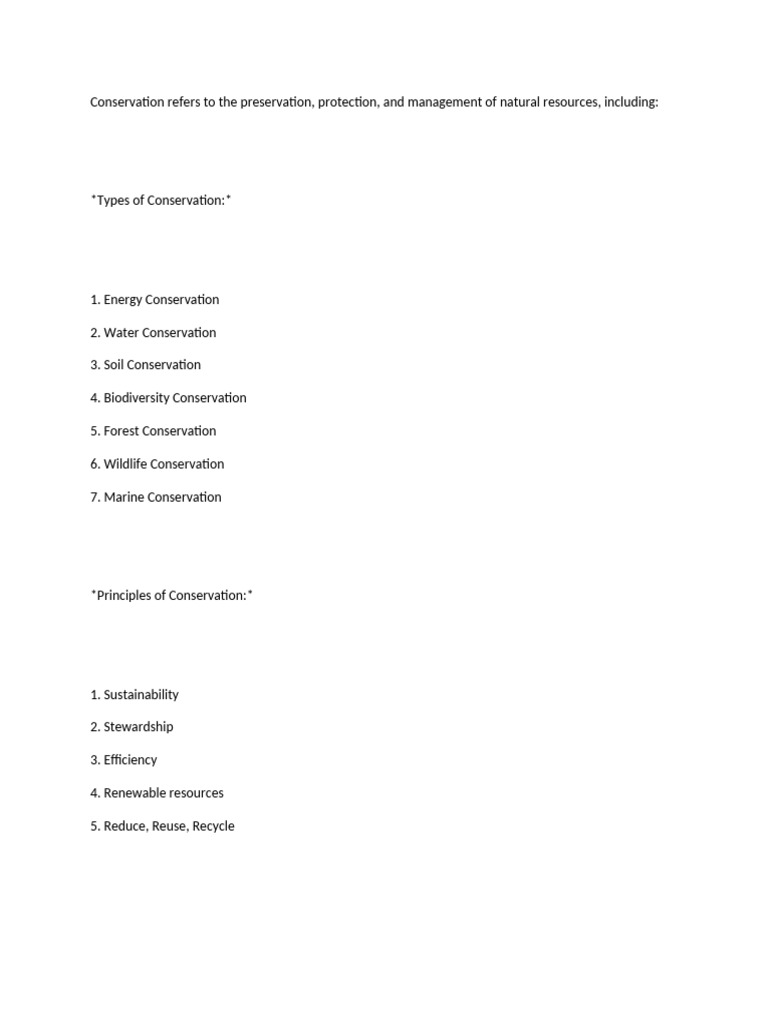 Conservation in Science | PDF