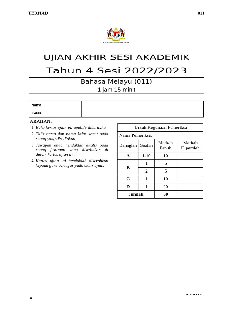 BM THN 4 | PDF