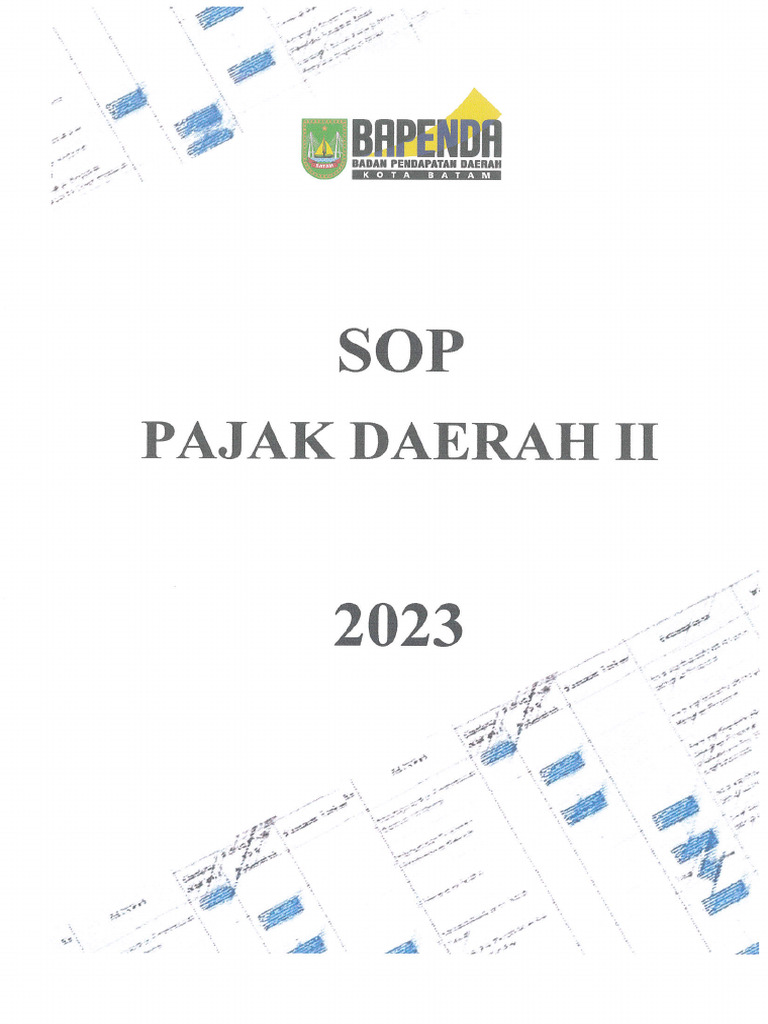 SOP-PAJAK-DAERAH-II BATAM | PDF