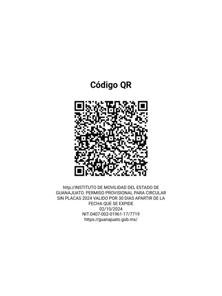 Código QR | PDF