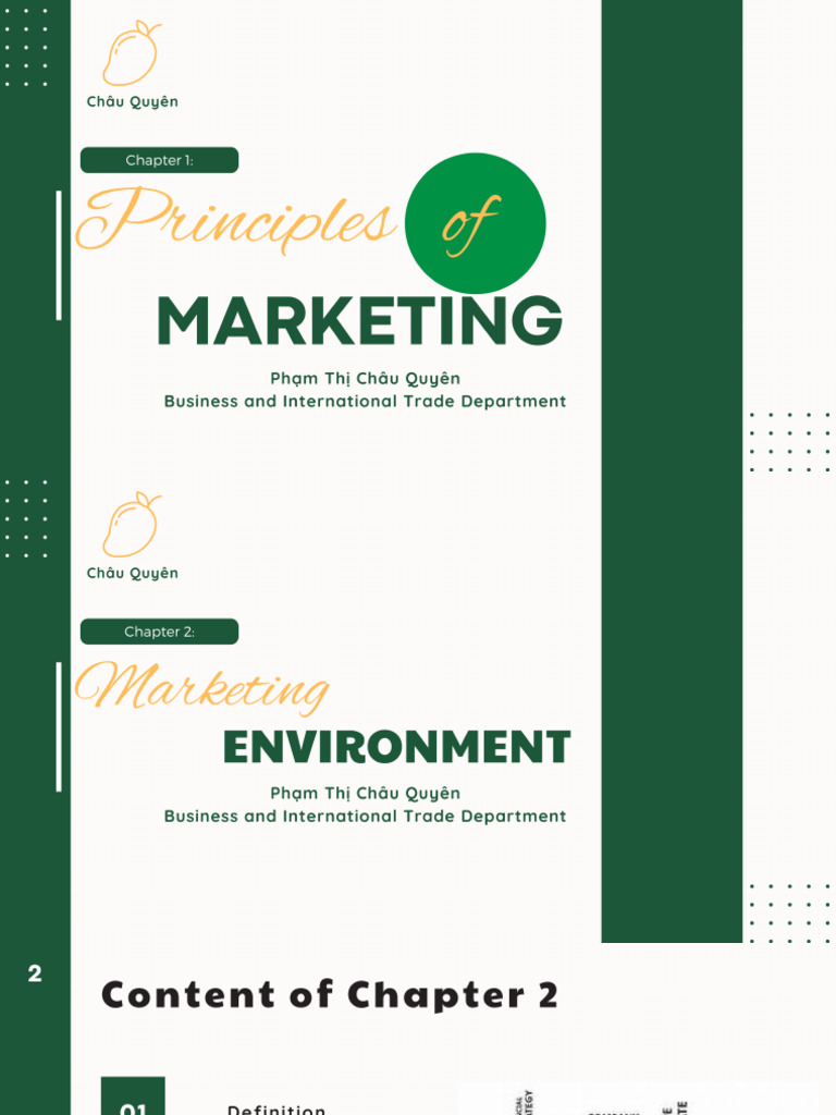 SV - Chapter 2-Principles of Marketing | PDF