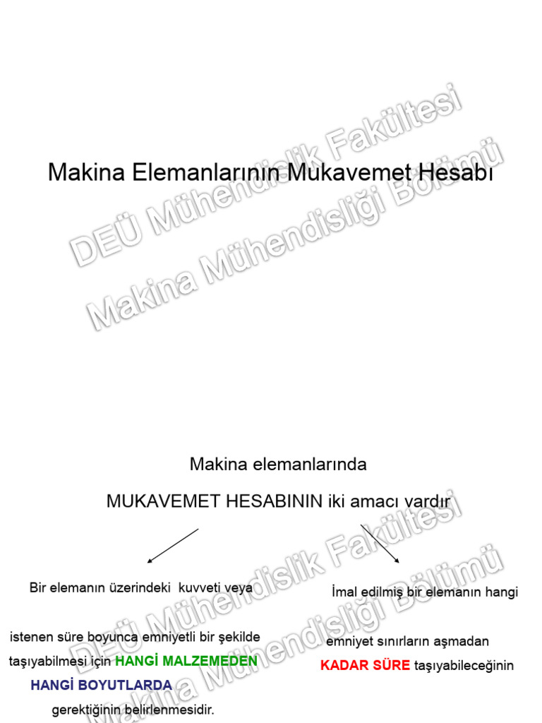 Mukavemet2013 Makina 1 | PDF