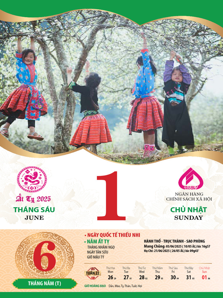 Thang 6 - Lich Bloc A4 VSBP 2019 | PDF