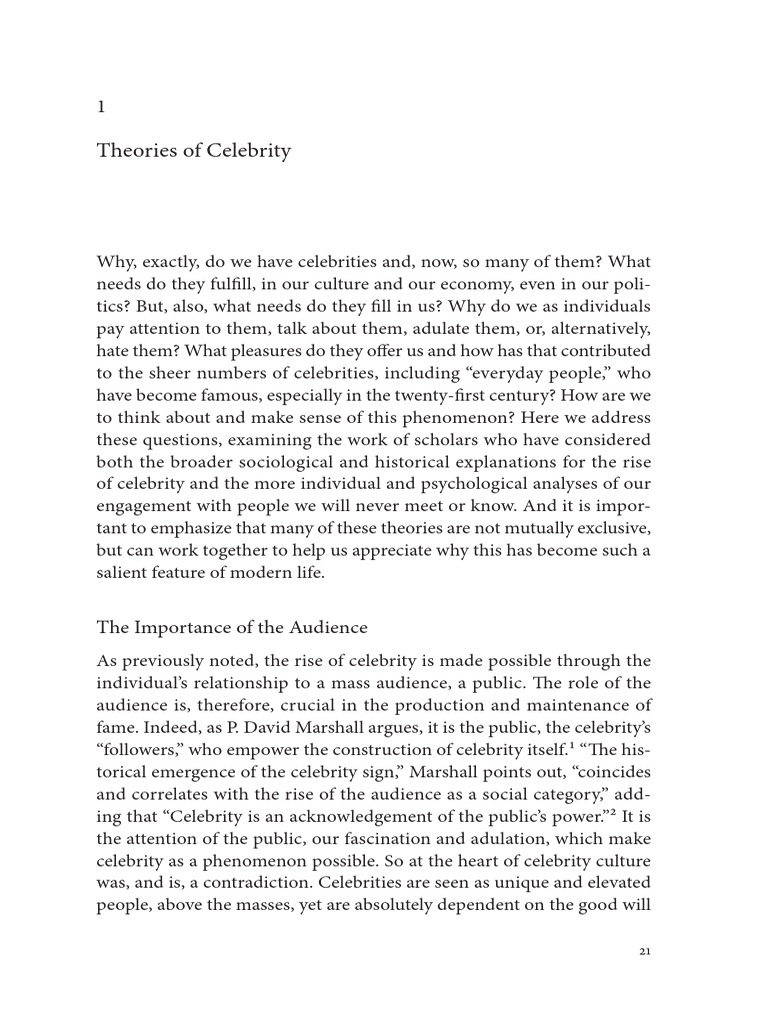 Theories of Celebrity | PDF