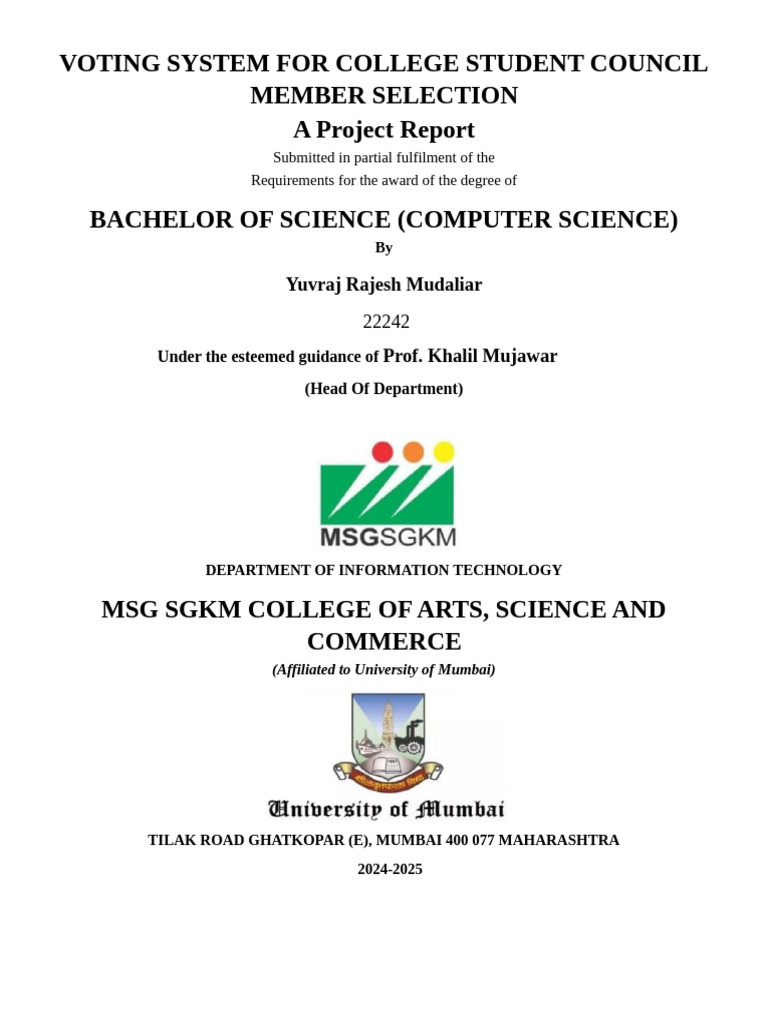 Polling System Half Project Report | PDF