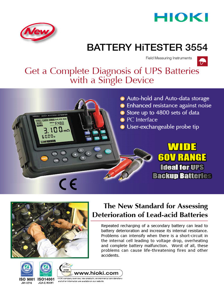 HIOKI 3554E4-75E-03P - Web | PDF