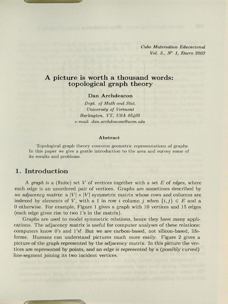 Topological Graph Theory | PDF