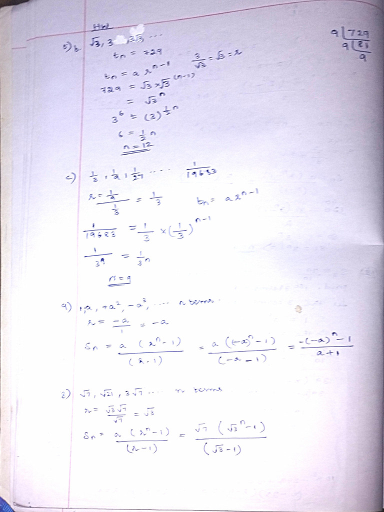 Sequence and Series Part 2 | PDF