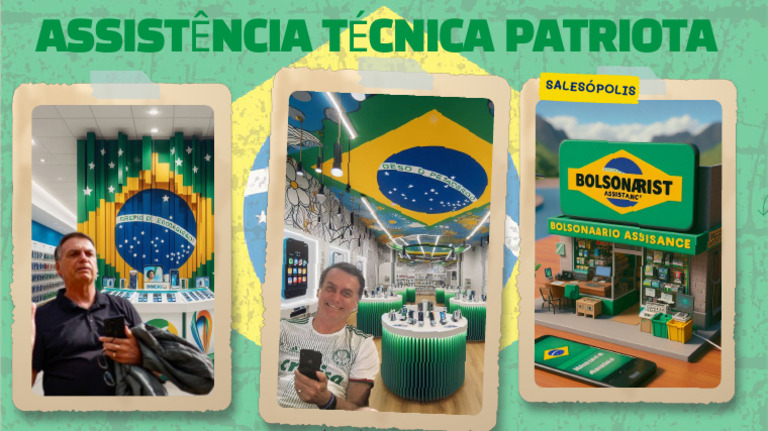 Brazil Country Introduction Presentation in Green and Yellow ...