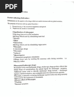 Sialogogues and Anti-sialogogues Overview | PDF | Saliva | Medicine