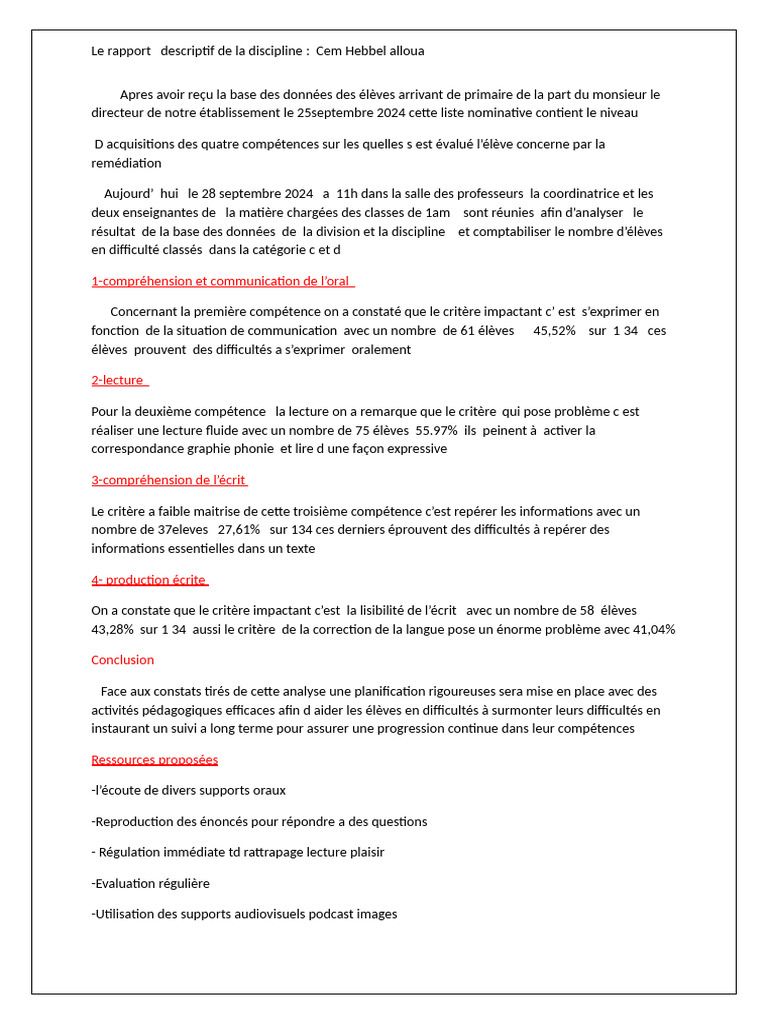 PRM Habbel Allaoua | PDF