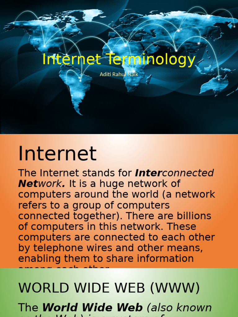 Internet Terminology | PDF