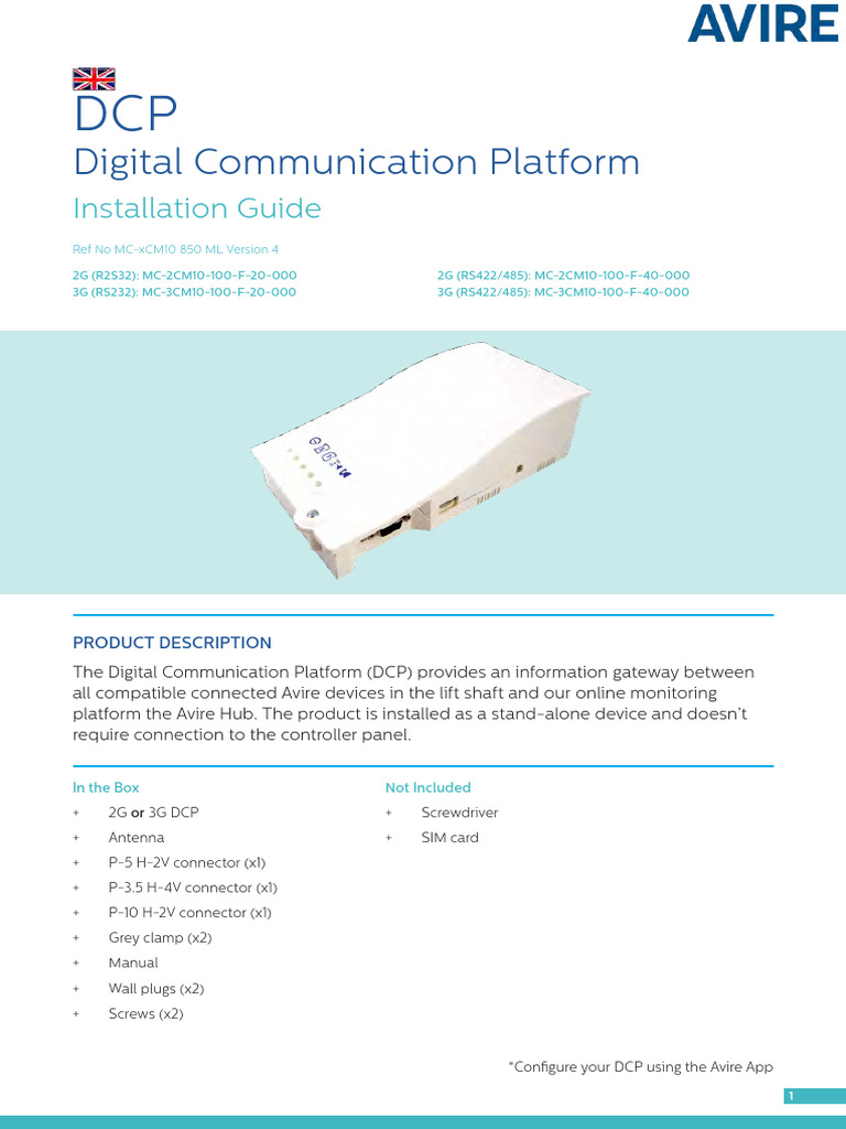 2G 3G Digital Communications Platform Installation Guide V04 UK | PDF